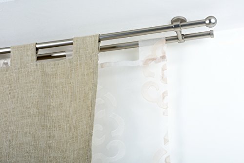 InCasa Double Tringle á rideaux: (1 vendeur) 8056370902316