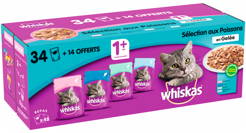 whiskas POCHONS EN GELÉE POUR en promo 3065890146440 (1 vendeur) whiskas POCHONS EN GELÉE POUR en promo 3065890146440 (1 vendeur)
