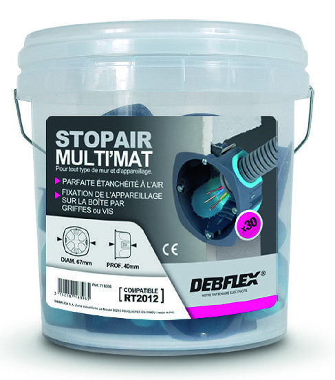 3142187183965 - debflex_noir SEAU DE 30 BOÎTES POUR (1 vendeur)