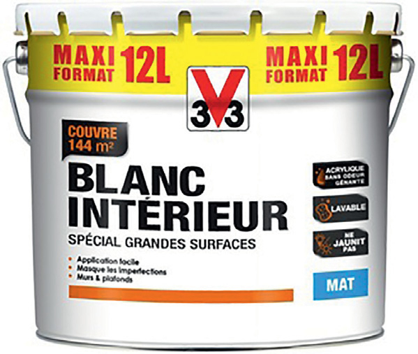 PEINTURE BLANC MAT INTÉRIEUR(1) en promo