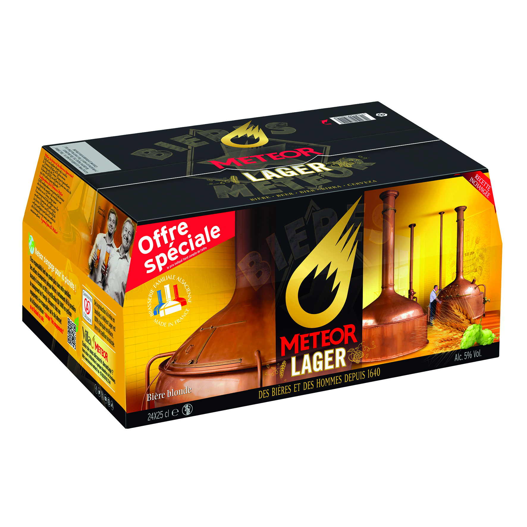 METEOR LAGER BIÈRE BLONDE D’ALSACE 3156140750163 | Promo Alert