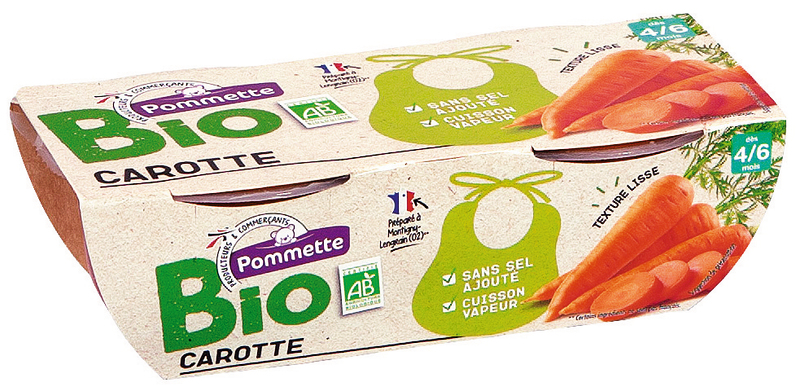 Pommette POTS CAROTTE BIO Pommette 3250392589936