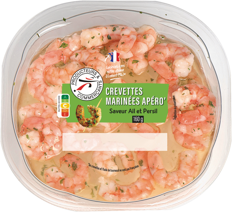 CREVETTES DÉCORTIQUÉES en promo