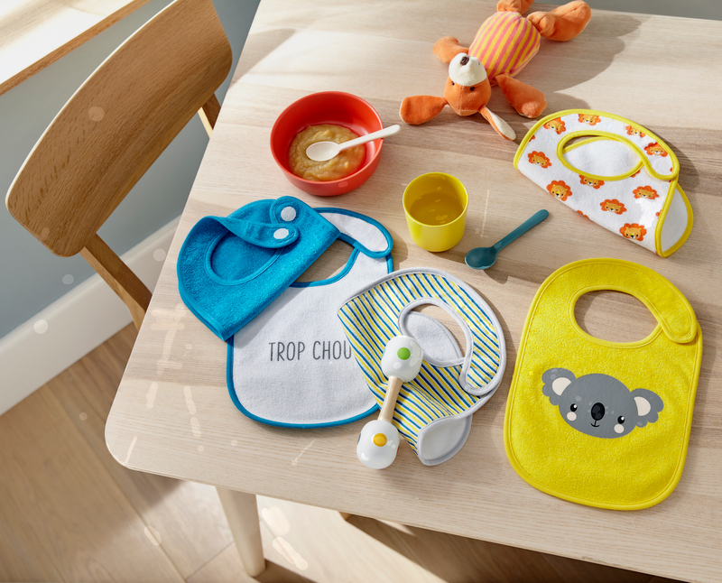 POMMETTE 5 BAVOIRS EN COTON ISSU 3250392975296