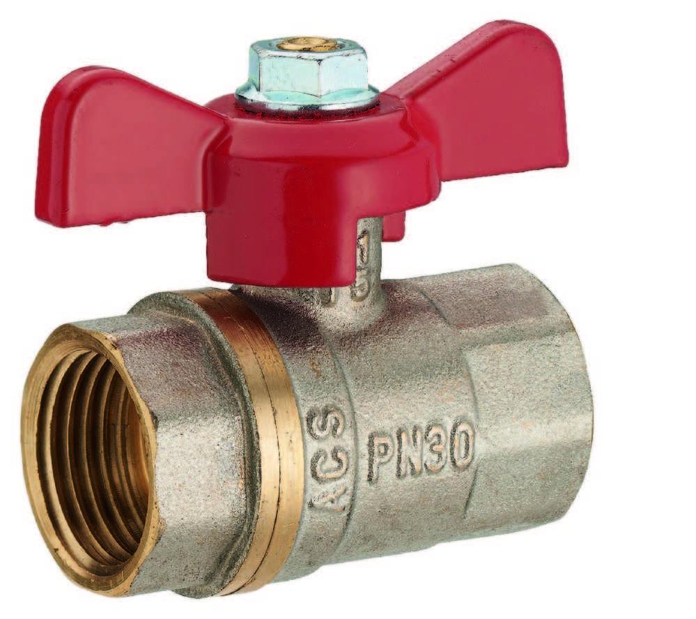 VANNE À SPHÈRE DOUBLE FEMELLE PAPILLON (3 vendeurs)