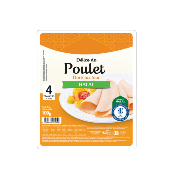 Délice de poulet doré 3459860005606