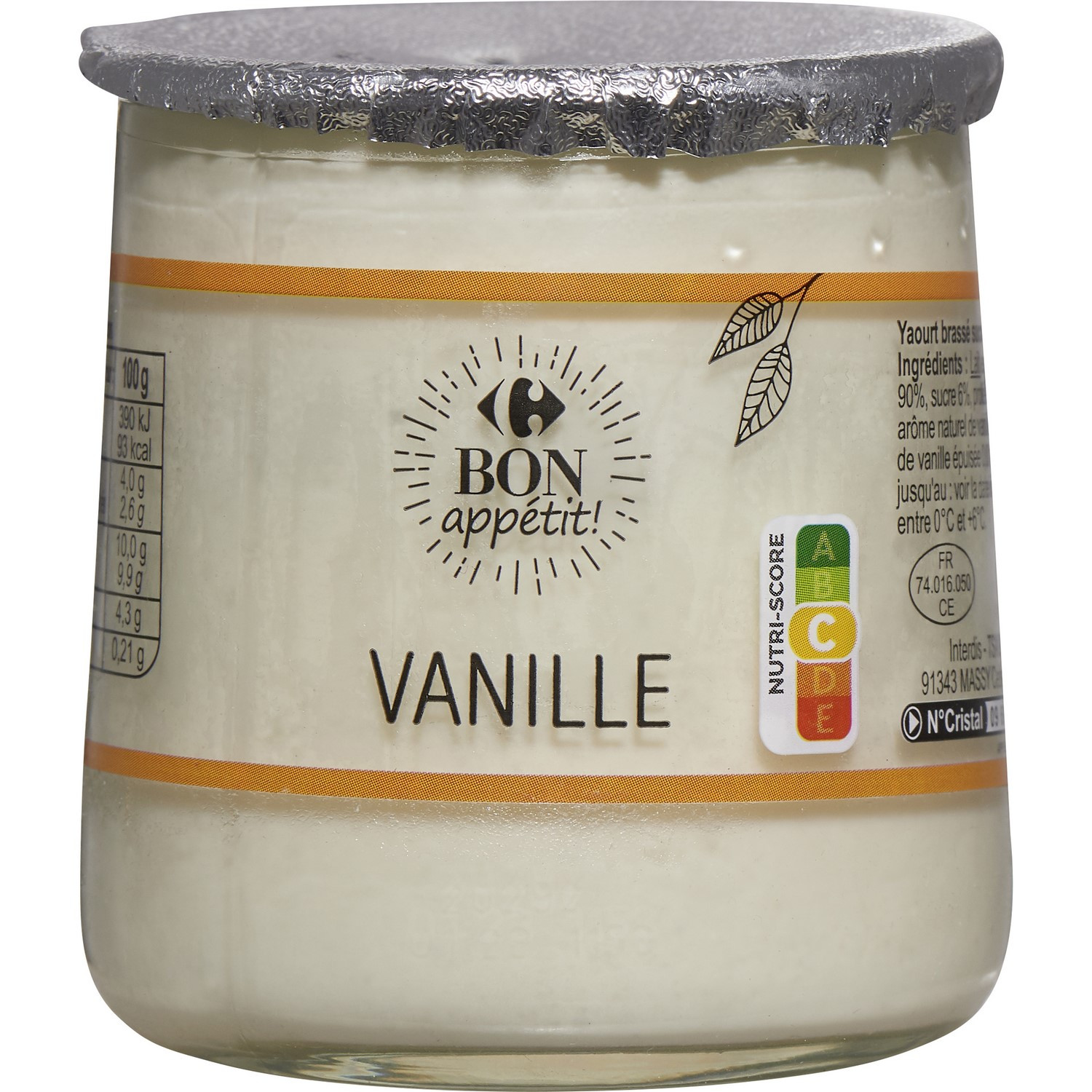 Yaourt vanille CARREFOUR 3560071404574