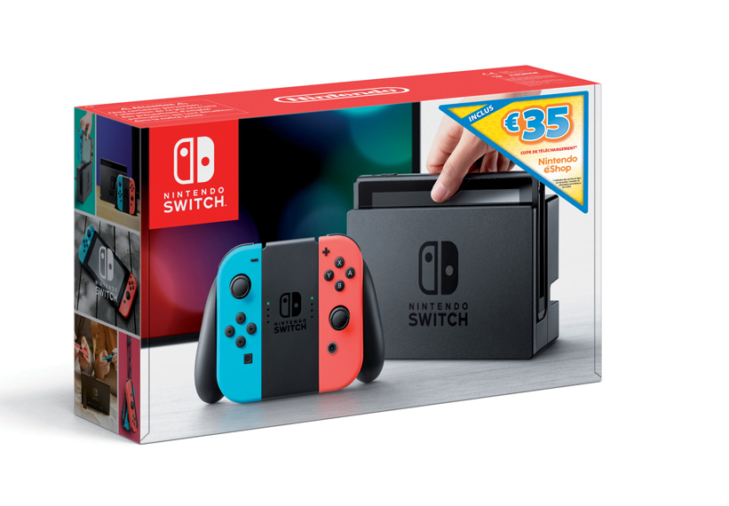 CONSOLE SWITCH + 1 JEU 3614703499633