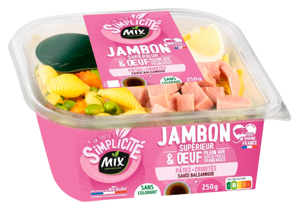 Salade Pâtes Bol Jambon - 3700009279298