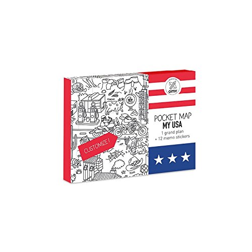 O'my Pocket Maps - Map Usa (1 vendeur) 3760235515904