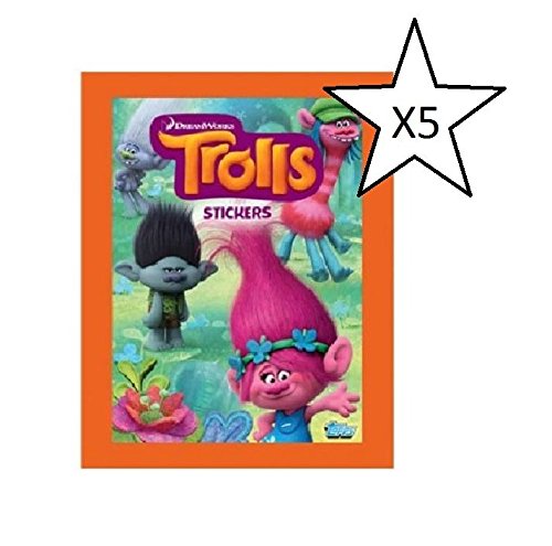 Topps Dreamworks trolls stickers 5055864521463 | Promo Alert