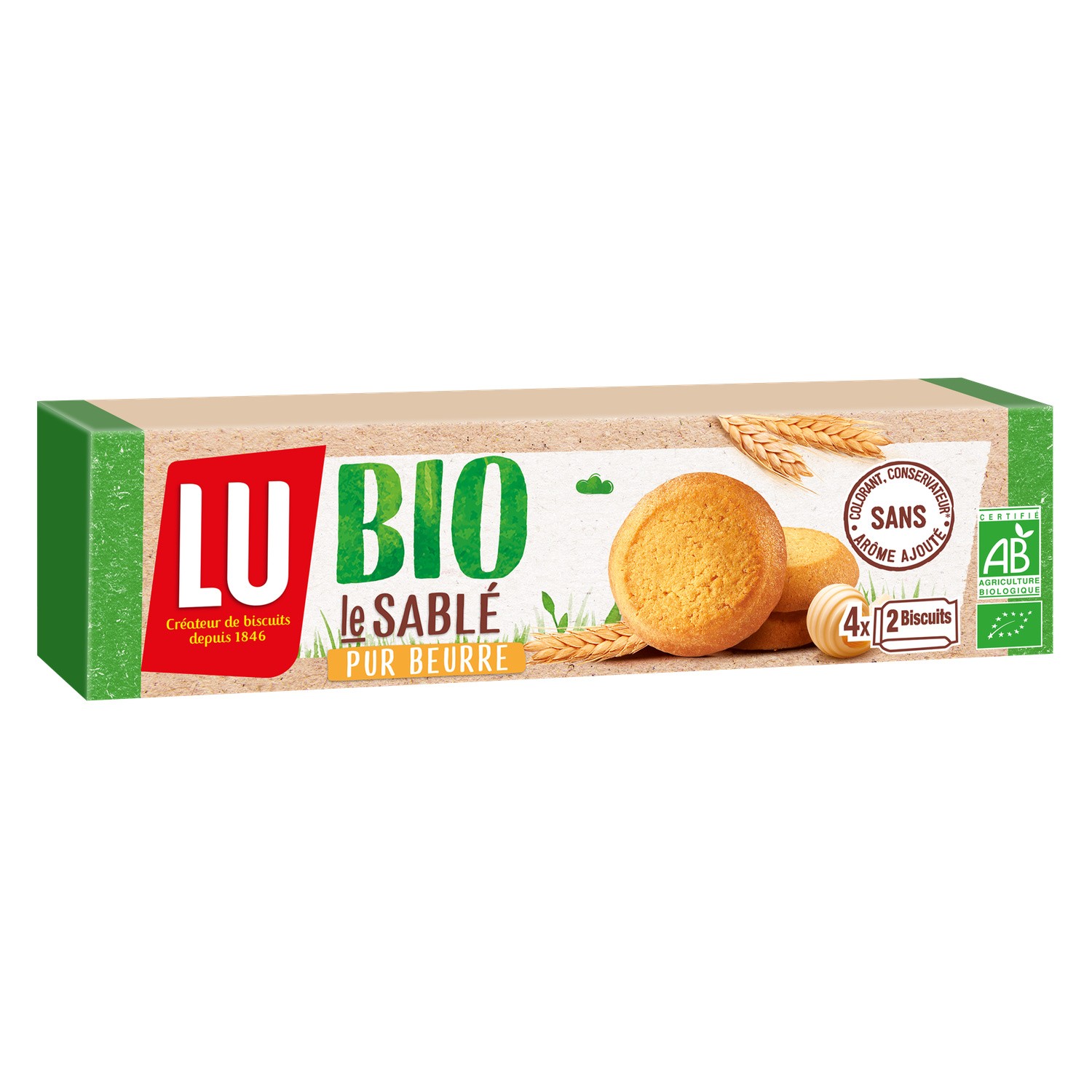 7622201123451 - LU BIO Biscuits sablé Bio LU