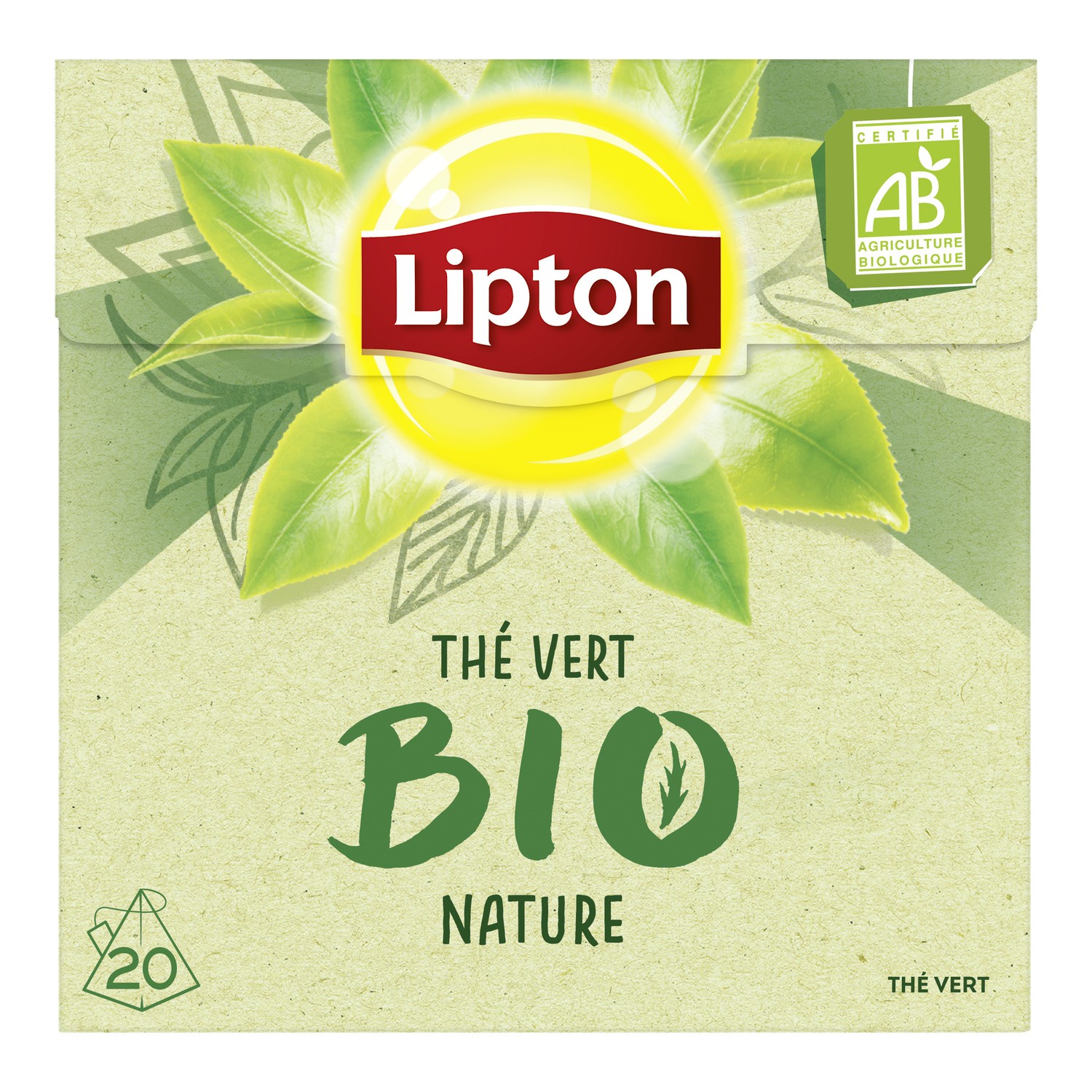 8712423044005 LIPTON (EPICERIE) Thé vert bio LIPTON (1 vendeur)